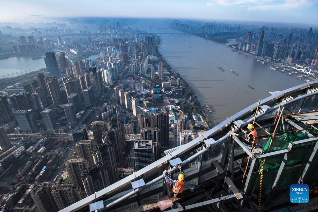 Construcción del Centro de Tierre Verde de Wuhan llega a su etapa final ...
