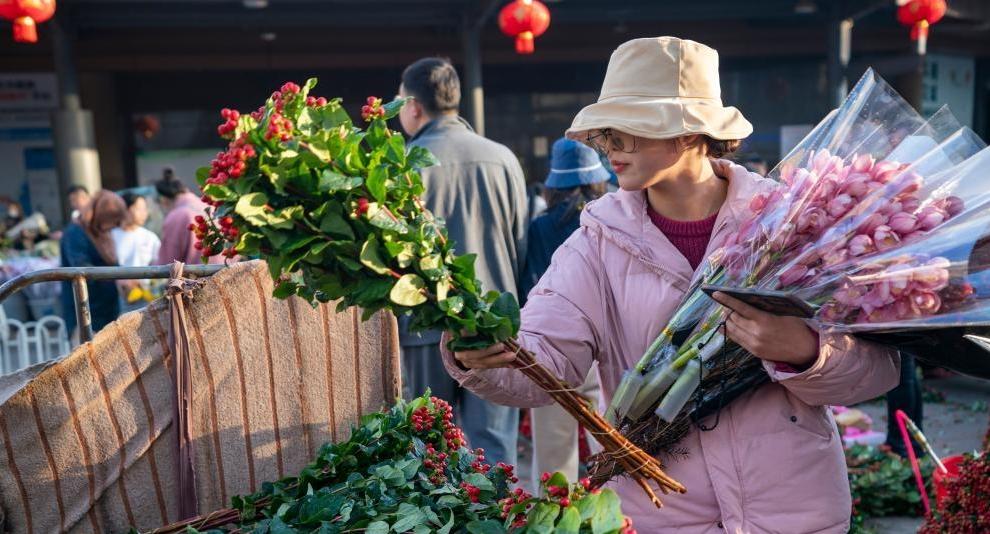 Mercado de Flores Dounan de Kunming en Yunnan_Spanish.china.org.cn_中国最 ...