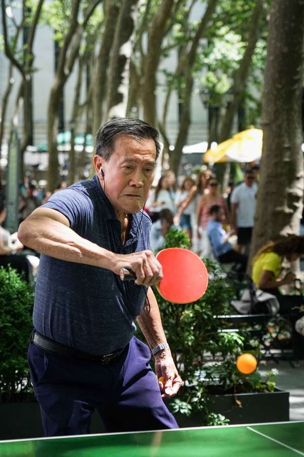 Ping pong becomes popular pastime sport in New York City- China.org.cn
