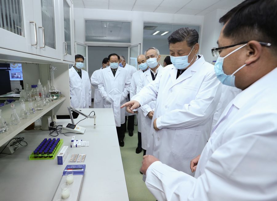 Xi stresses COVID-19 scientific research during Beijing inspection ...