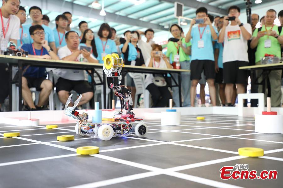 Thousands of college students compete in robotics competition in ...