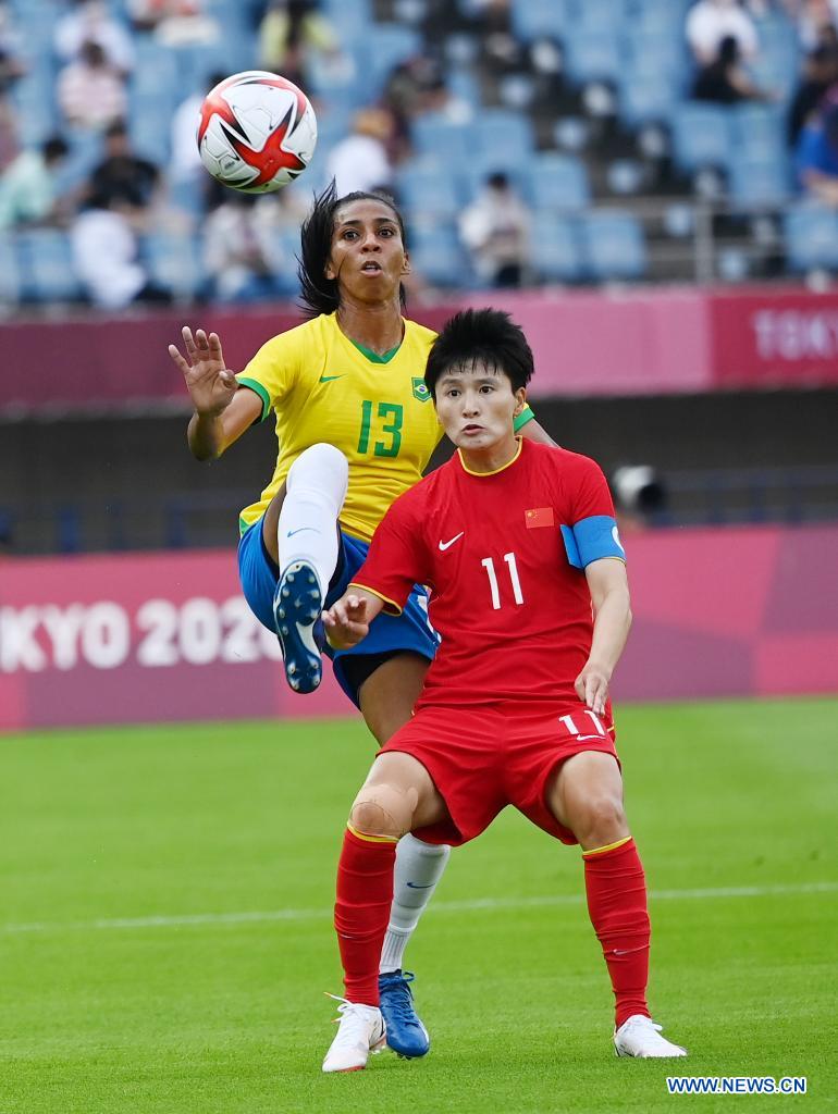 Brazil rout China 5-0 at Olympics- China.org.cn