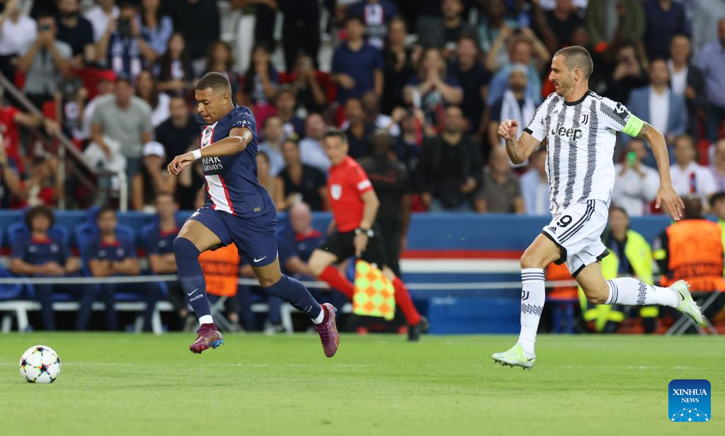 Mbappe double downs Juventus- China.org.cn