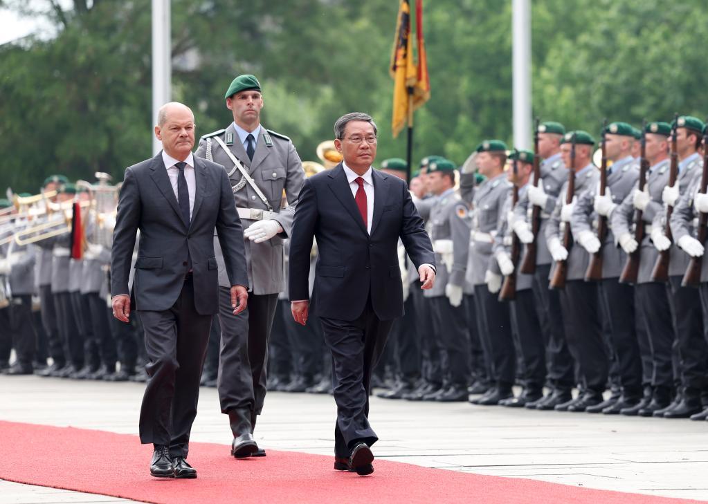 Chinese premier calls for more cooperation between China, Germany ...