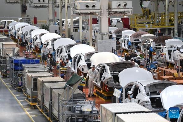 China's NEV industry registers record output - China.org.cn