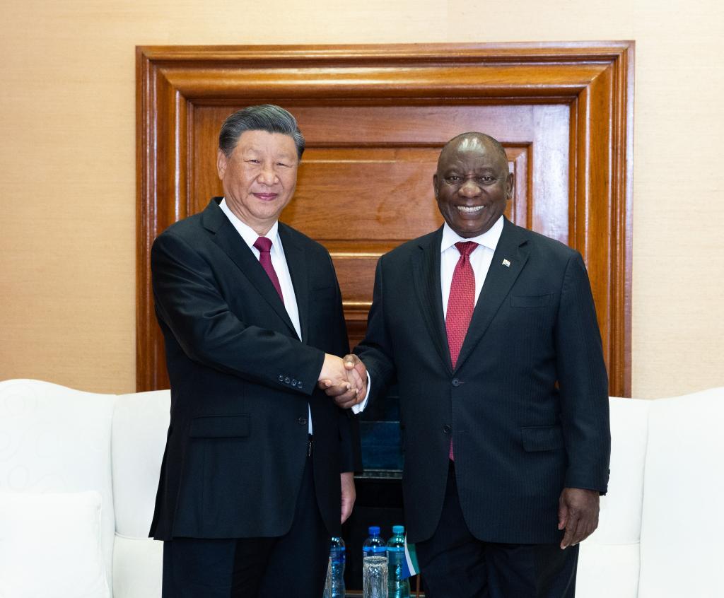Xi calls on China, S. Africa to strengthen four partnerships in golden ...