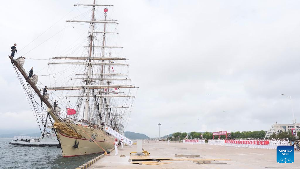 Chinese navy training ship embarks on voyage for training, foreign ...